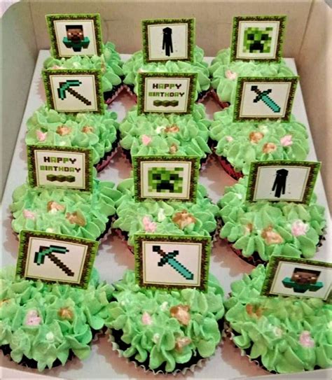 Minecraft Cupcakes
