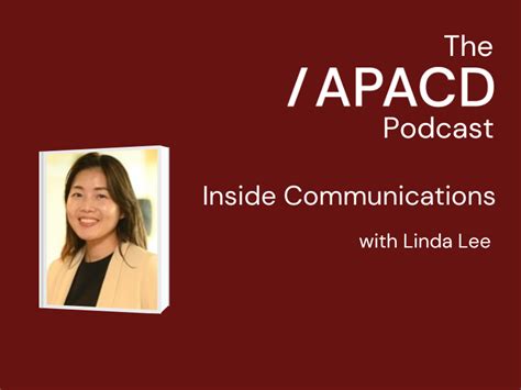 Apacd Podcast Linda Lee