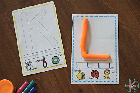 Free Printable Alphabet Playdough Letter Mats