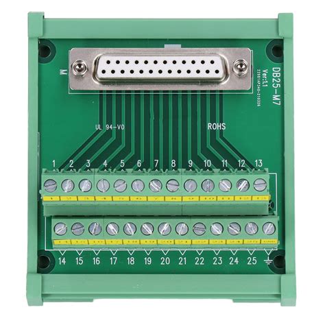 Adaptador De Terminal D Db25 A Conector De Terminal Componente Electrónico Conector De Terminal