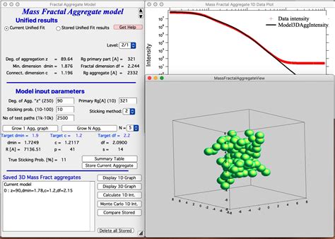 mass fractal aggregate model — irena and nika manuals 1 5 2 documentation