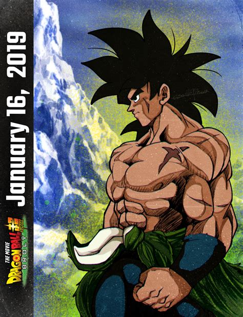 Dbs Broly Movie Poster In Dbz Style By Langxl On Deviantart