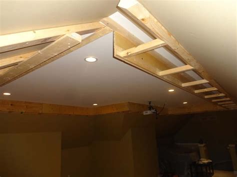 Interior Soffit On A Flat Ceiling Curved Drywall Soffits Bounce