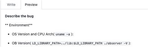 Enhancement Some Enhancement About Issue Template · Issue 1395 · Oceanbaseoceanbase · Github
