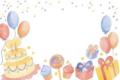 День рождение шары торт ПНГ на Прозрачном Фоне • Скачать Png День рождение шары торт