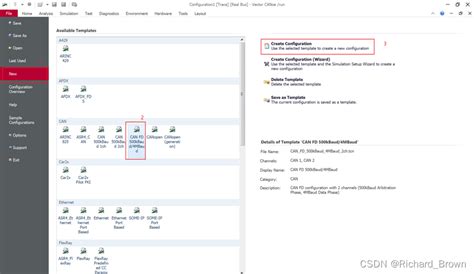 canoe 入门使用教程【一】 新建工程 canoe使用教程 csdn博客