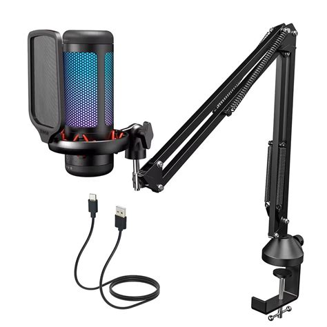Microfon Profesional Usb Tonor Tc310 Cu Brat Boom Arm Stand Suport
