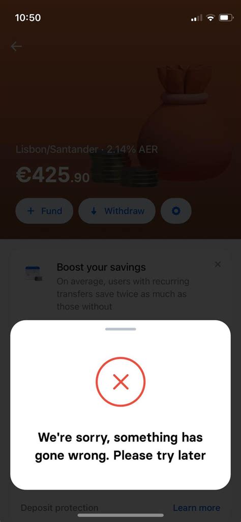 Vaults Issue Error Rrevolut