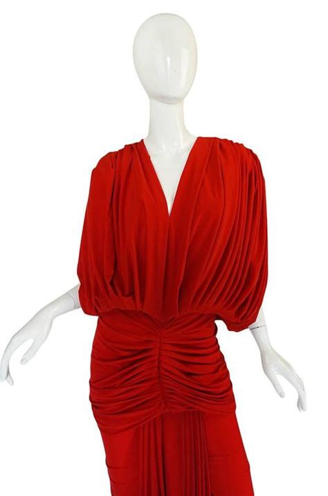 1980s Red Jersey Norma Kamali Multi Wear Dress Set At 1stdibs