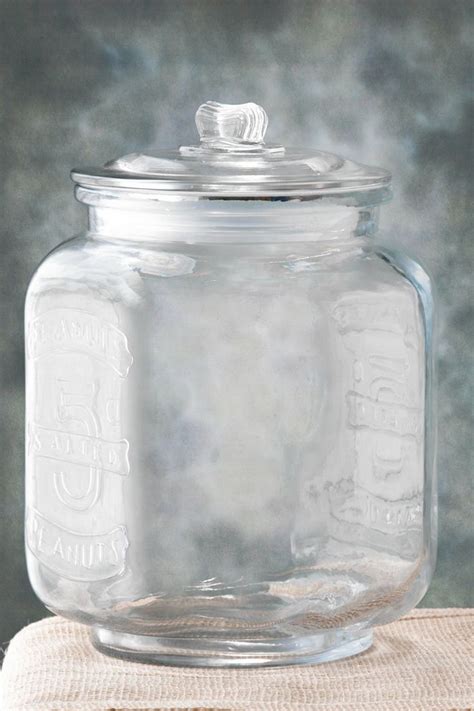 Glass Cookie Jar Large 825 X 12in Glass Cookie Jars Square Glass Jars Glass Jars With Lids