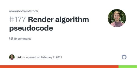 render algorithm pseudocode · issue 177 · manubot rootstock · github