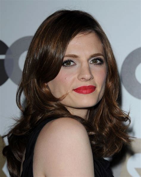 Stana Katic Photostream Medium Curls Medium Length Hair Styles Mens