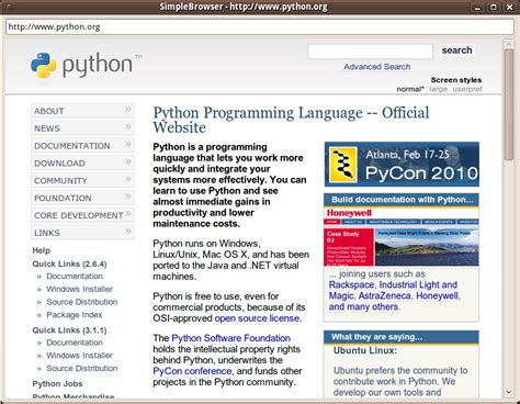 Navegador Simple Con Python Webkitgtk El Blog De Marcelo