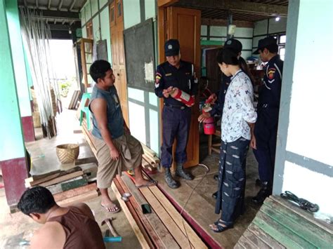 ကျွန်းစုမြို့တွင် ဌာနဆိုင်ရာ ရုံးအဆောက်အဦများ၏ မီးဘေးလုံခြုံရေးအတွက် မီးသတ်ဦးစီးဌာနက ကွင်းဆင်းစစ