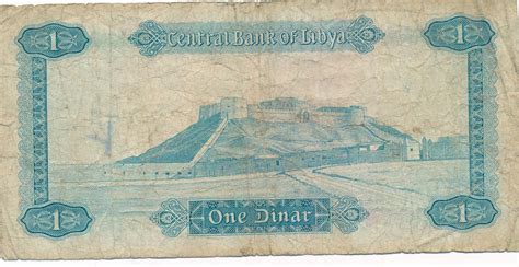 Libya Libyen 1 Dinar 1972 Geldschein Banknote V Ma Shops