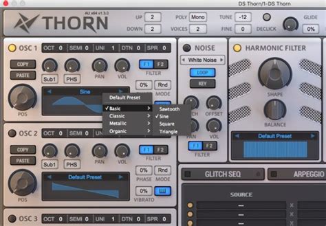 Screen Shot 2 Selecting Sine Wave Attack Magazine