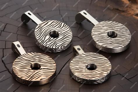 Circular Usb Drive With Metallic Texture Design Premium Ai Generated