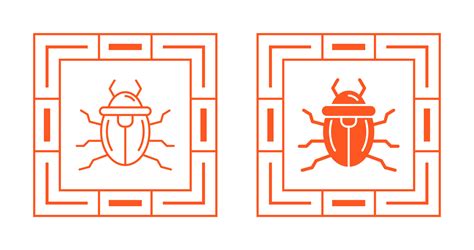 Bug Vector Icon Set Vector Art At Vecteezy