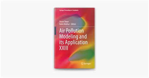 ‎air Pollution Modeling And Its Application Xxiii Sur Apple Books