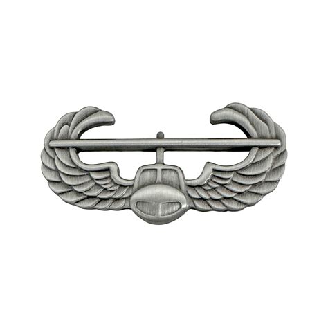 Us Army Air Assault Badge Silver Oxidized Sta Brite®