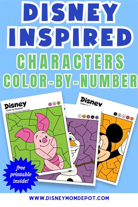 Unleash Your Inner Artist With Disney Color By Number Coloring Pages