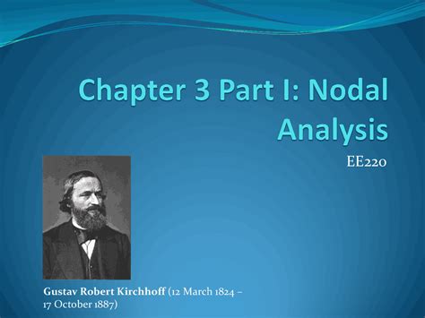 Nodal Analysis Lecture With Example Problems Slides Electrical
