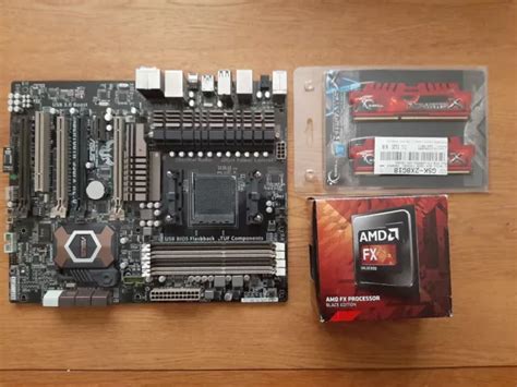 Asus Gaming Motherboard Bundle Amd Fx 8350 Cpu 16 Gb Ddr3 Cpu Fan £180 00 Picclick Uk