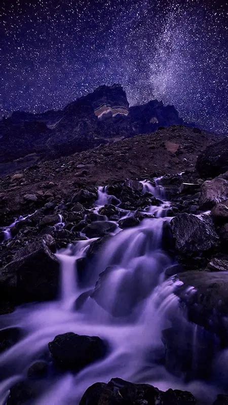 紫色瀑布app手机端h5背景背景图片素材下载 图片编号yanaboen 免抠素材网