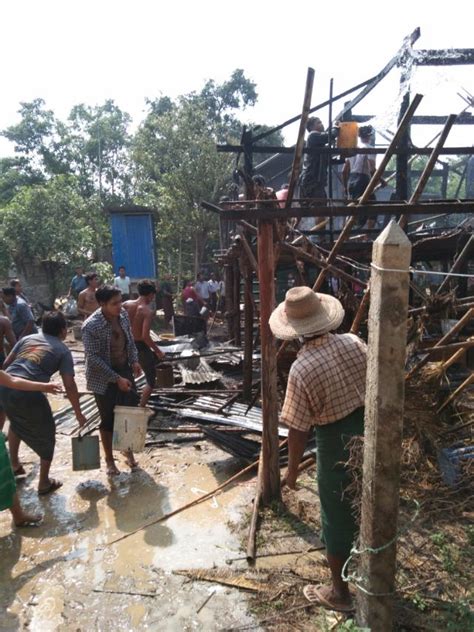 မတ္တရာမြို့နယ် ချောင်းပေါက်ကျေးရွာတွင် နေအိမ်တစ်လုံးမီးလောင်မှုဖြစ်ပွား Information And Public