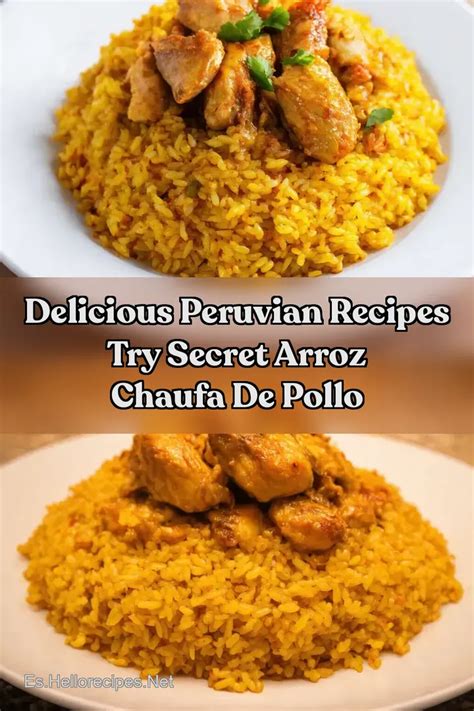 Arroz Chaufa De Pollo El Sabor Peruano En Es Hello Recipes