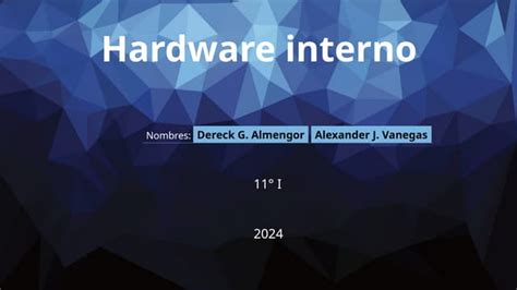 Presentscion De 11vo Hardware Interno Pptx