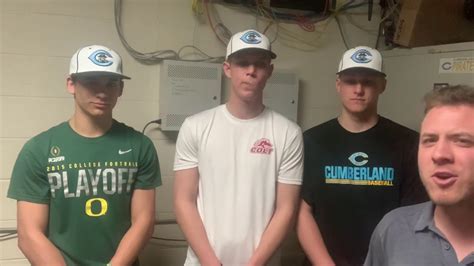 My Interview With Cumberland Coach Mark Jackley Players Michael Flier Brennyn Cutts And Brayson