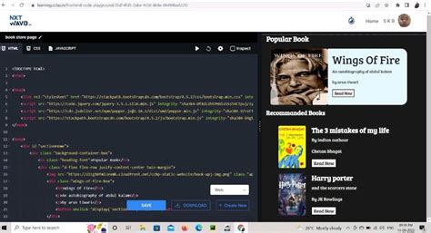 3day 30daysofcodechallenge nxtwave ccbpian frontenddevelopment… s k b nawaz