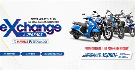 Offer Yamaha Exchange Upgrade To Fuel Injection Team Nepal Drives Latest Car Bike