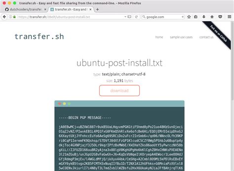 Transfer Sh Easy And Fast Way To Share Files From The Command Line 2DayGeek