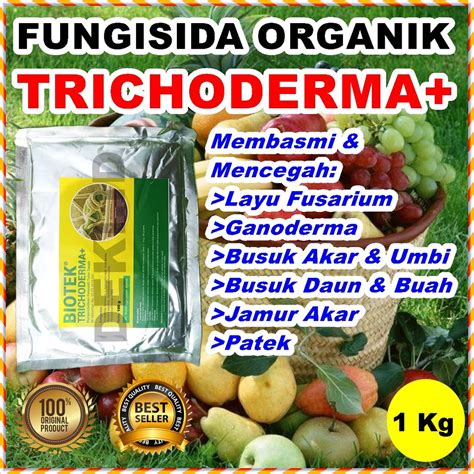 Jual Tricoderma Biotek 1 Kg Bio Fungisida Organik Trichoderma Pupuk