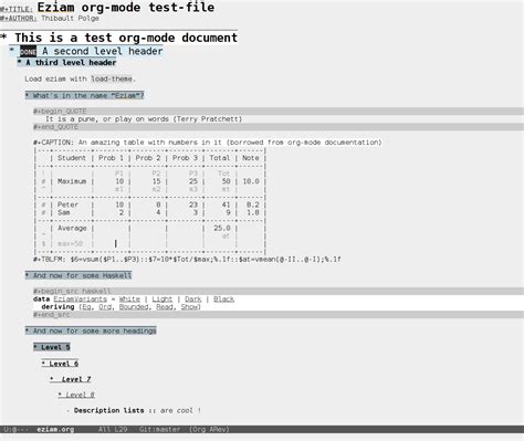 Github Thblt Eziam Theme Emacs A Mostly Grayscale Theme For Emacs Inspired By Tao And Leuven
