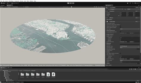 Display A Map Components Arcgis Maps Sdk For Unity Esri Developer