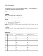 Copia De LabReportTemplate Rtf Odt Practice Writing A Lab Report Instructions Use The