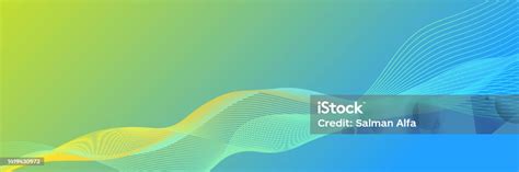 추상적인 푸른 녹색 물결 흐르는 배너 배경 디자인 벡터 일러스트레이션 흐르는 입자 파동 동적 모션 스트림 디지털 기술 곡선 0