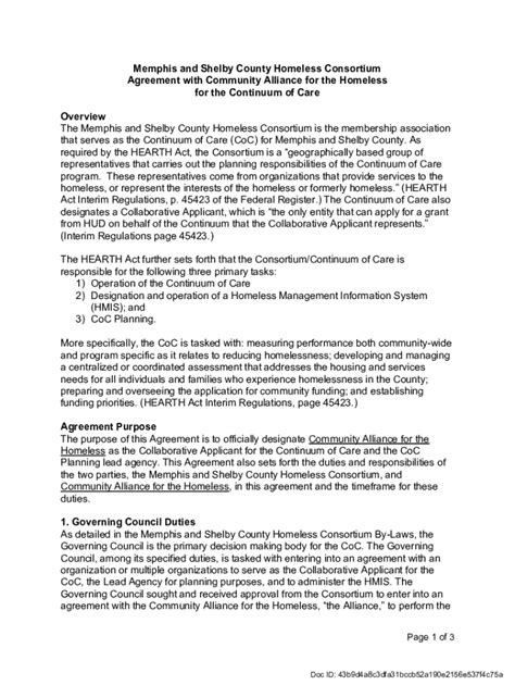 Fillable Online Section 1 Overview Of The Coc And Mschc Consortium Fax