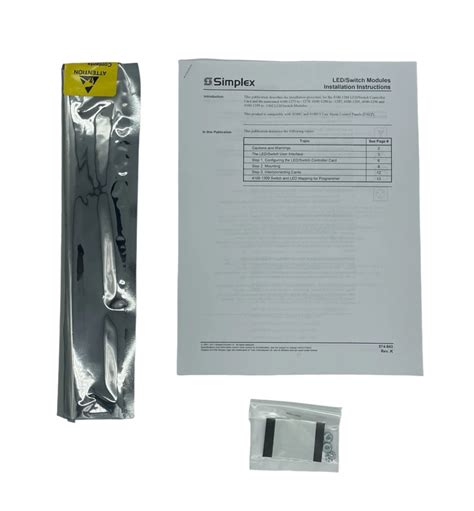 Simplex 4100 1284 Led Switch Module
