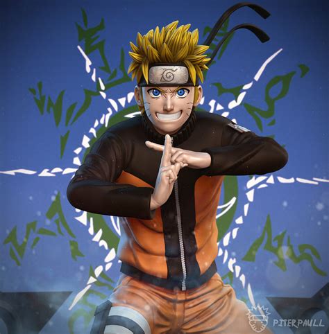 Collectible Naruto Uzumaki Fan Art Study Zbrushcentral
