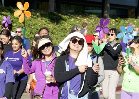 Unidentified Participants In The Annual Walk To End Alzheimers