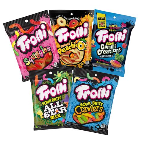 Trolli Sour Gummy Candy 4 25oz 12ct