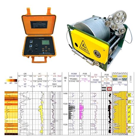 Geo Water Well Logging Equipment Borehole Logger Geophysical Logging Tools Depth 0 3000m Wells