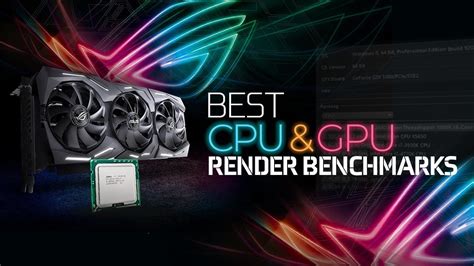 Best CPU GPU Render Benchmarks CG Director