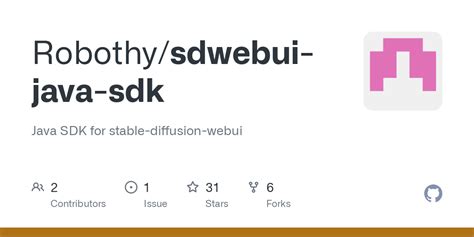 Github Robothy Sdwebui Java Sdk Java Sdk For Stable Diffusion Webui