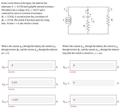 Solved In The Circuit Shown In The Figure The Inductor Has