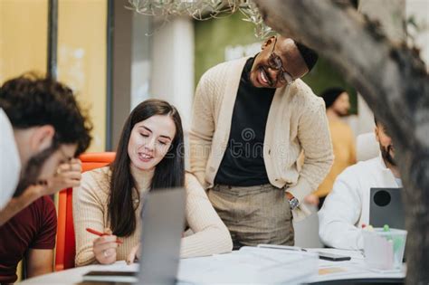 Business Colleagues Brainstorming And Strategizing For Success In A